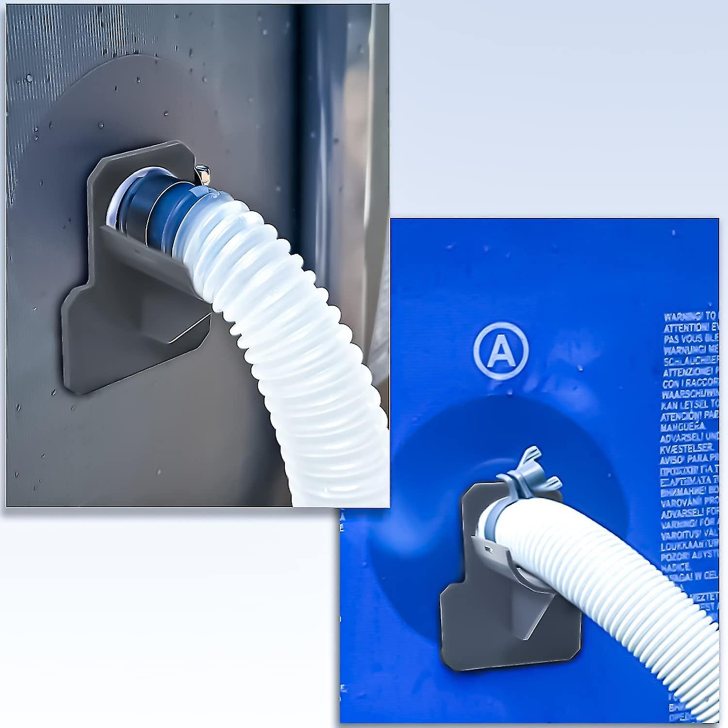 Set Of 2 Pool Hose Support, Pool Adapter, Gray Pool Accessories, For ...
