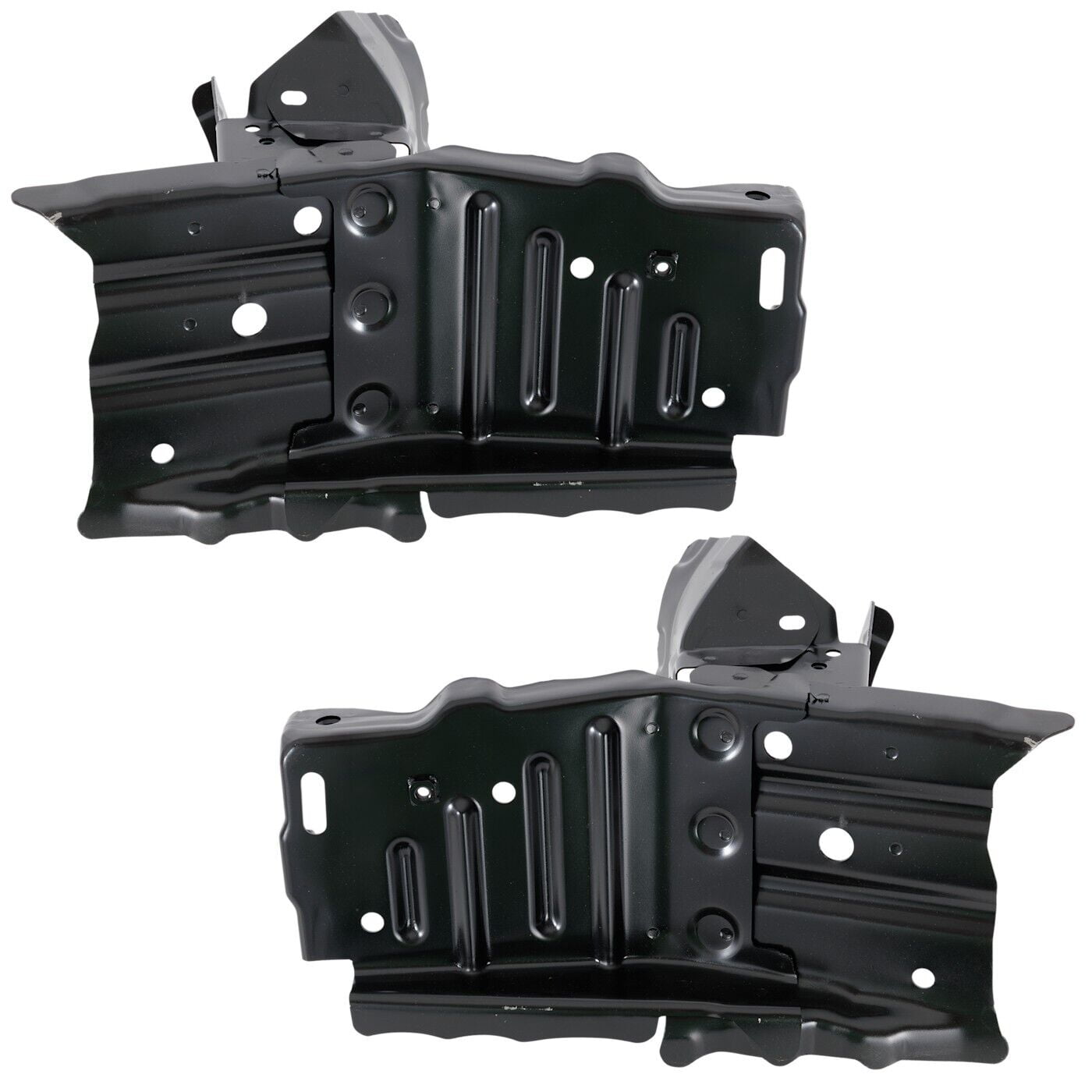 Set Of 2 Radiator Support Brackets Driver & Passenger Side Left Right ...