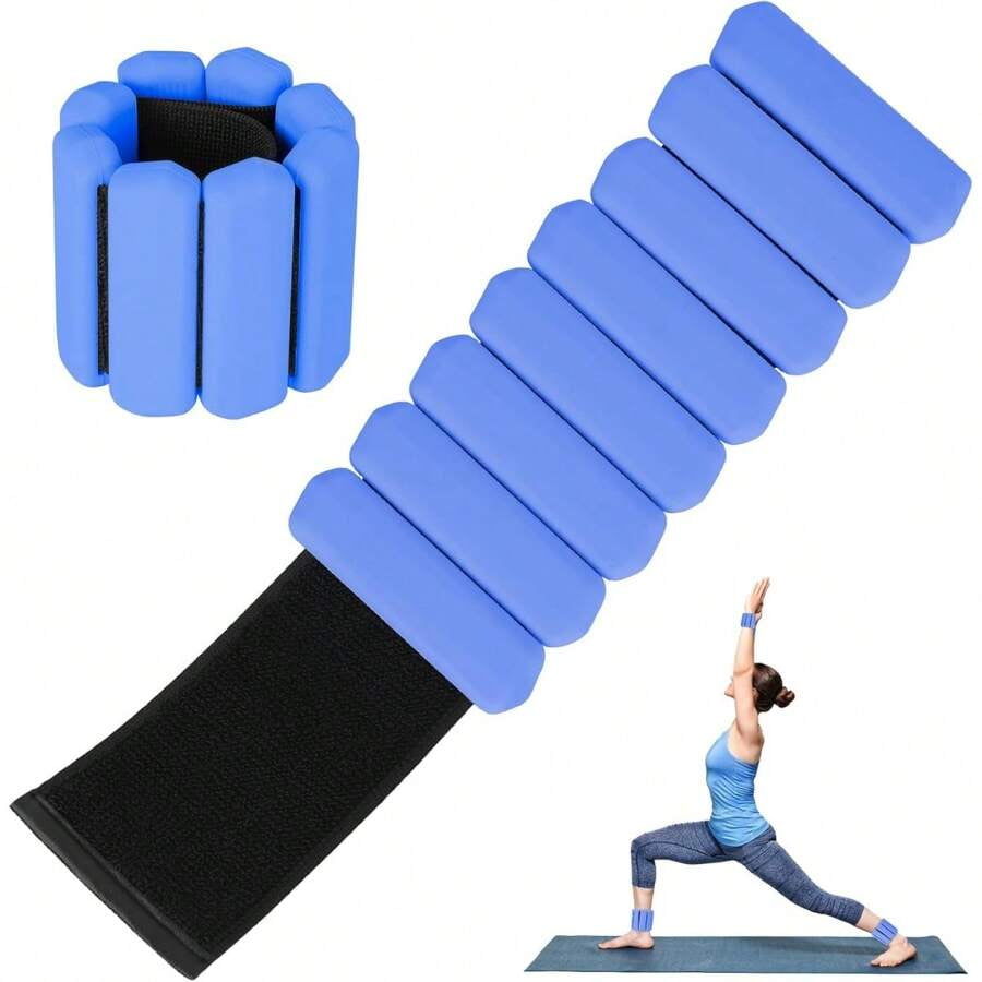 Set Of 2 Wrist Weights, Wearable Arm & Leg Weights For Men & Women ...