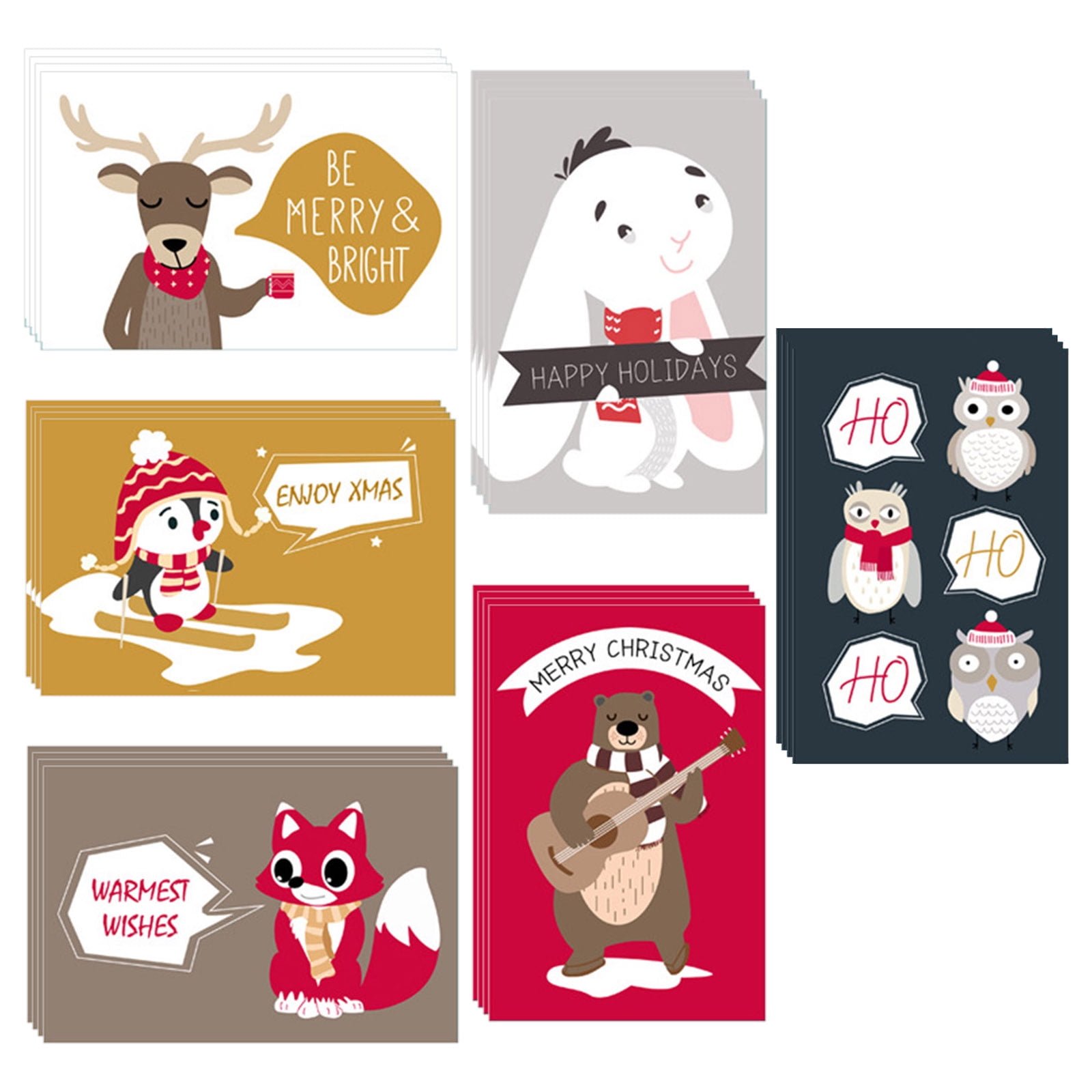 Set Of 24 Christmas Cards With Envelopes Christmas Cards Gifts And Best ...