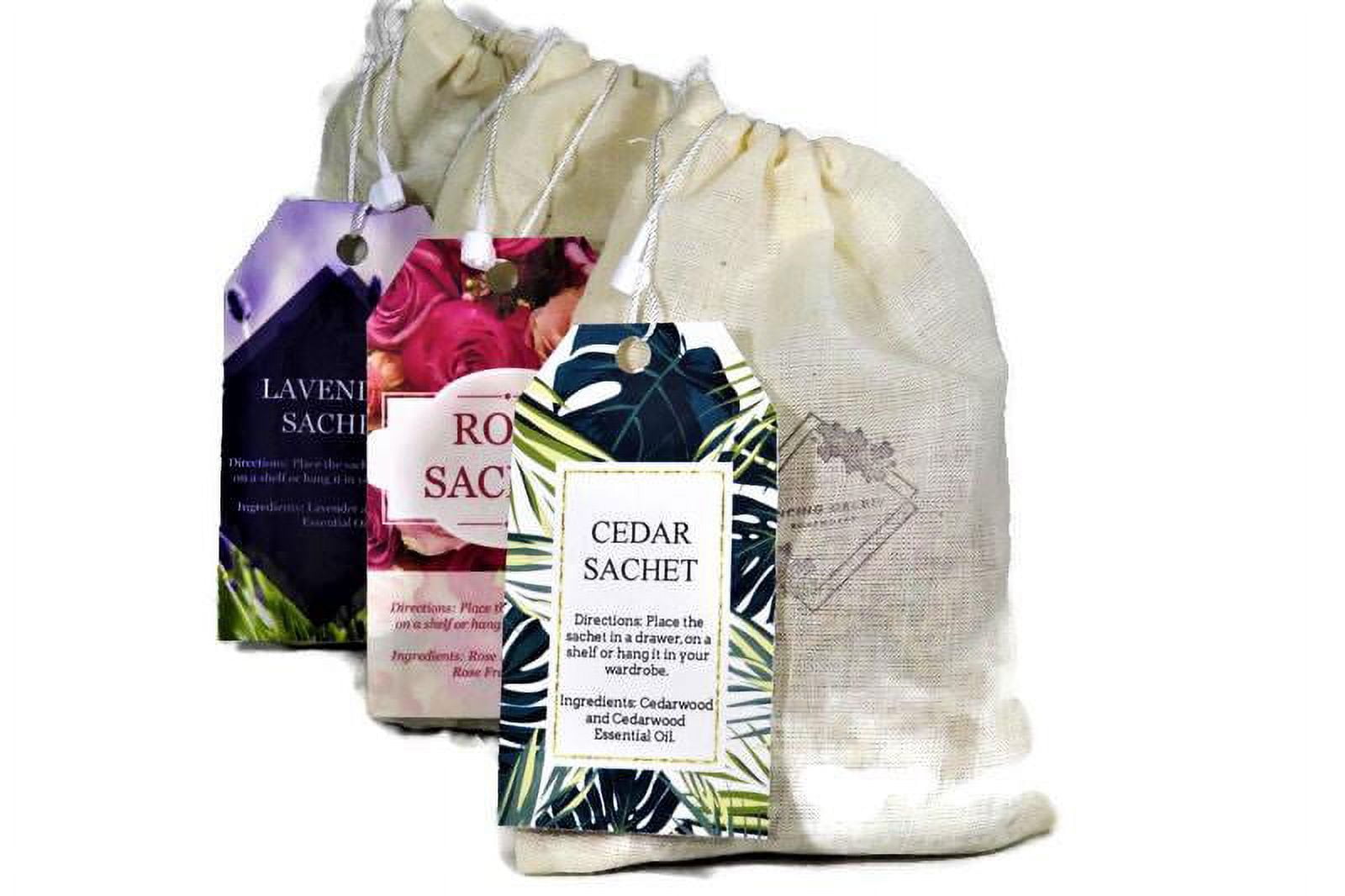 Set Of 3 Assorted All Natural Aromic Sachets - Walmart.com