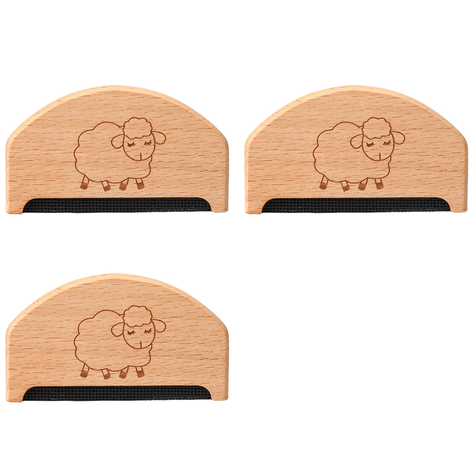 Set Of 3 Beechwood Lint Shavers Lint Remover For Clothes Efficiently ...