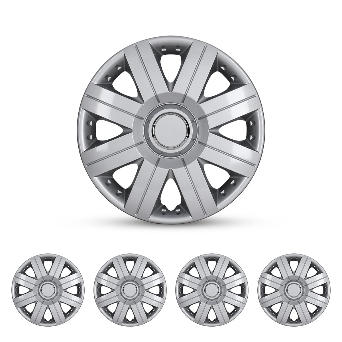 Set Of 4,14-Inch Universal Hubcaps,Wheel Rims Cover Fits Toyota ...