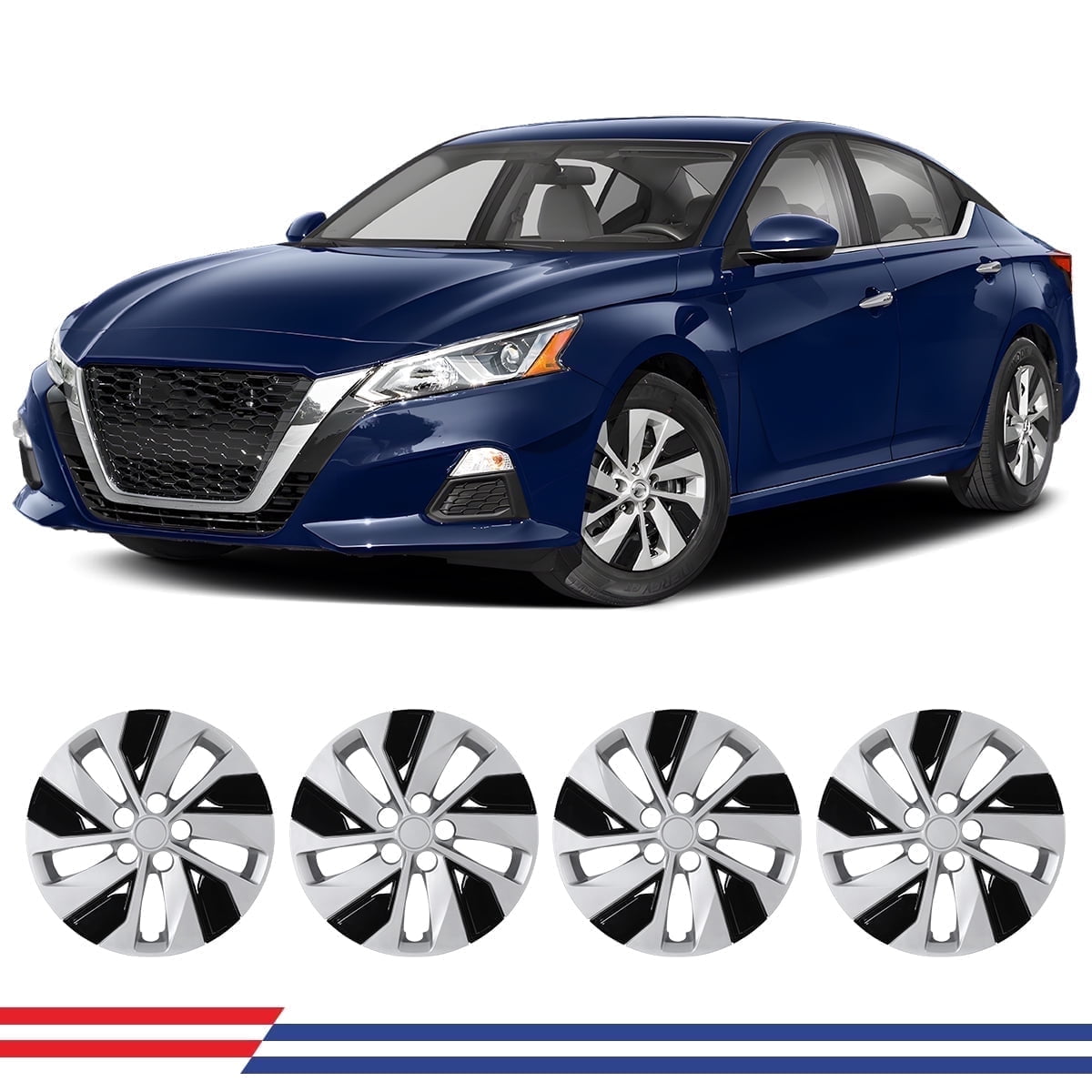 (Set of 4) 16 inch Hubcaps Wheel Rims Cover for 2019-2025 Nissan Altima ...