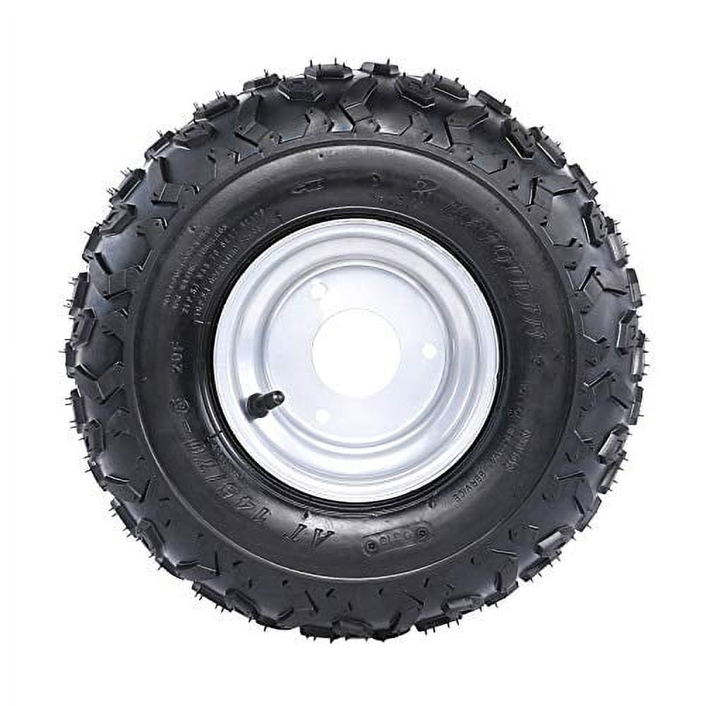 Set Of 4 ATV Go Kart Tires 145/70-6 With 6 inch Wheels Rims - Walmart.com