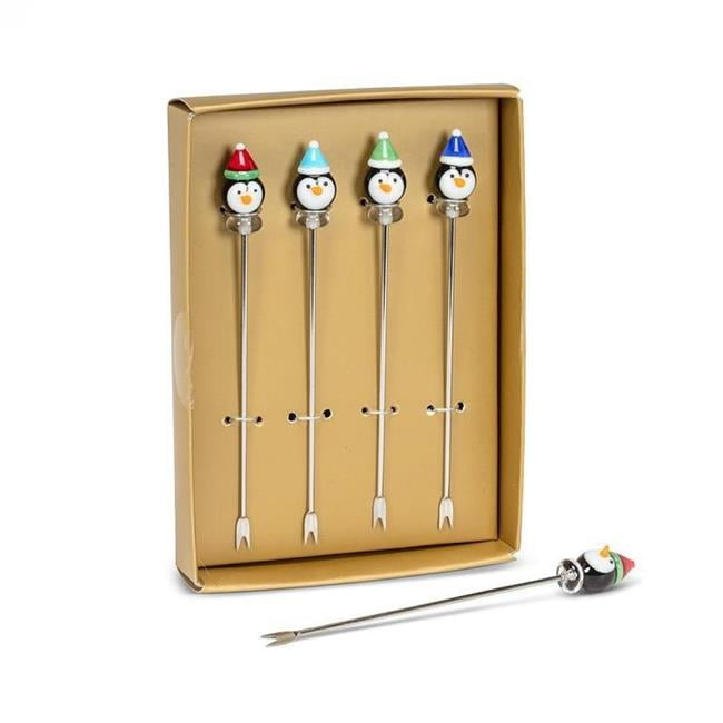 MDR Trading AB-27-PICK-217-Q01 4.5 in. Colorful Penguins Cocktail Pick ...