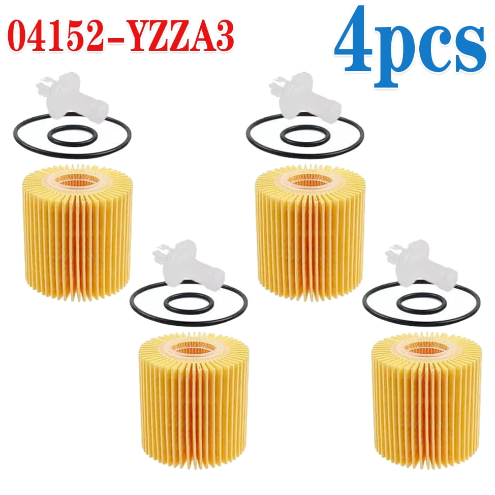 Set Of 4 Engine Oil Filters 04152-YZZA3 For Lexus Toyota #04152YZZA3 ...