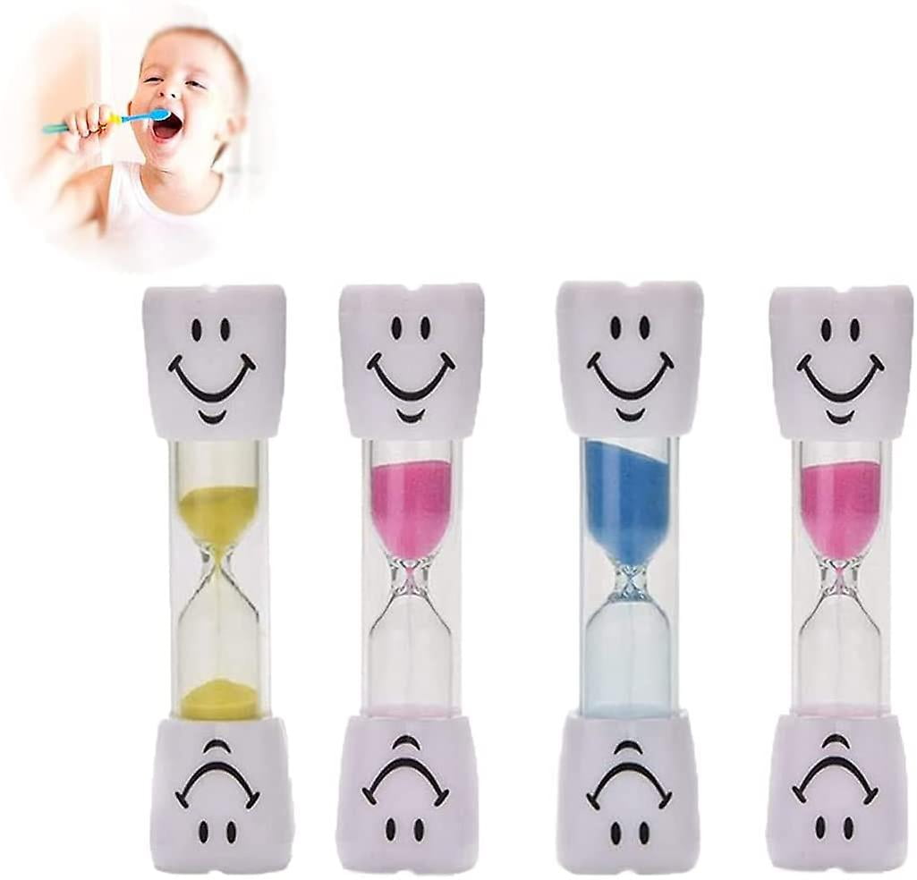 Set Of 4 Hourglasses, Kitchen Timer, Sand Timer, Smiley, Kids ...