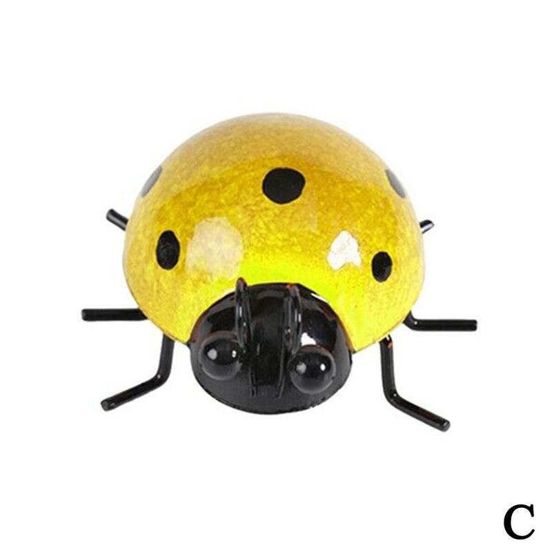 Set Of 4 Metal Bugs Ladybugs Wall Ground Fence Garden Outdoor Art Decor ...