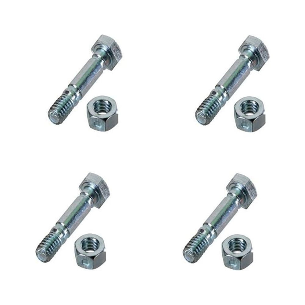 Set Of 4 New Aftermarket Replacement Shear Pins With Bolts Fits Mtd 710