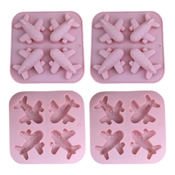 Set Of 4 Silicone Cake Pan High Temperatures Resistant Easy Cleaning ...