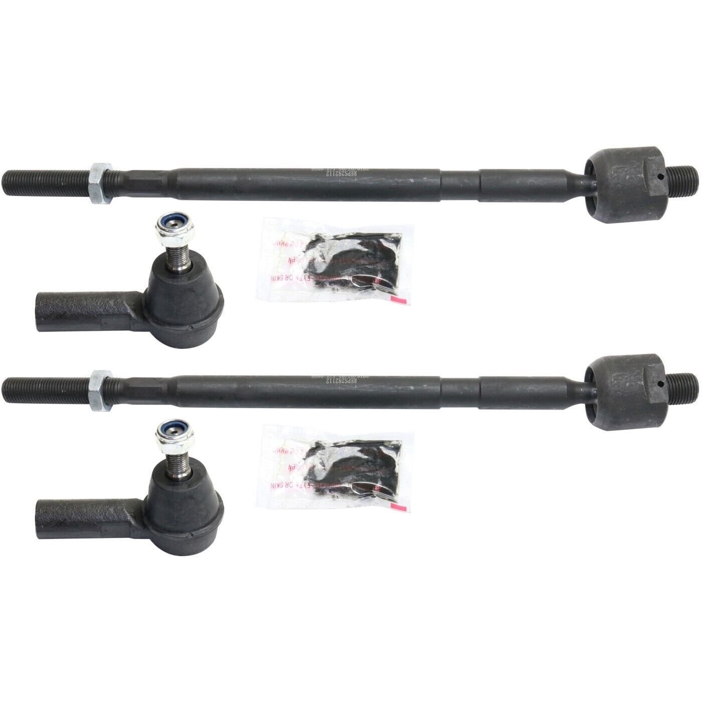 Set Of 4 Tie Rod Ends Front Driver Or Passenger Side Outer Exterior ...