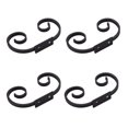 Set Of 4 Wall Mounted Wine Glass Rack Under Cabinets Stemwares Holders ...