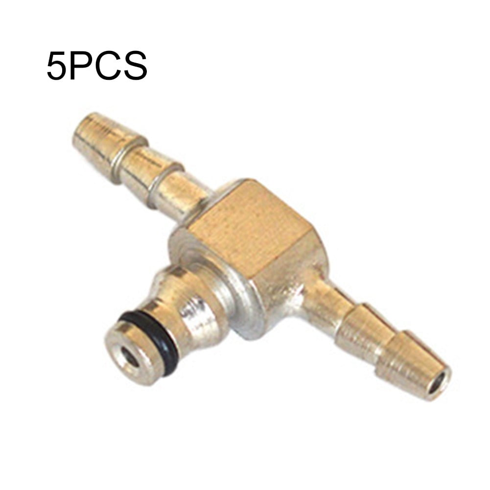 Set Of 5 Diesel Injector Tube Oil Return Connection Check Valves For ...