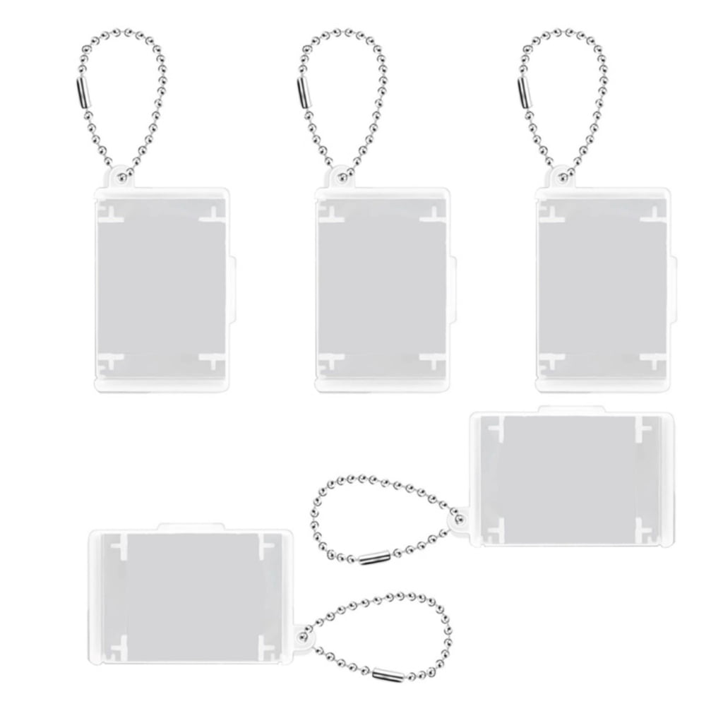 Set Of 5 Game Card Protectors Holder With Internal Dividers For Long ...