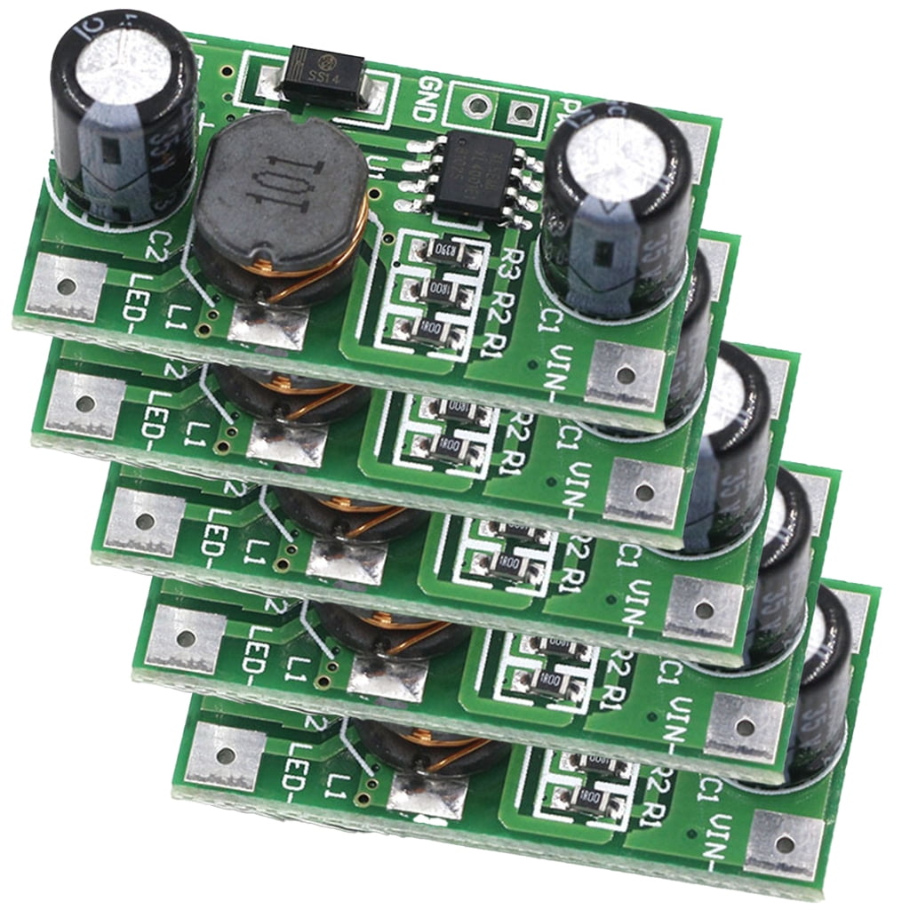 Set Of 5 High Efficiency LED Driver Board 700mA Constant Current LED Light Driver Module With ...