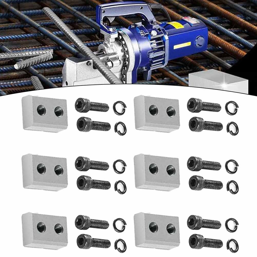 Set Of 6 Heavy Duty Replacement Blades For Electric Hydraulic Rebar ...