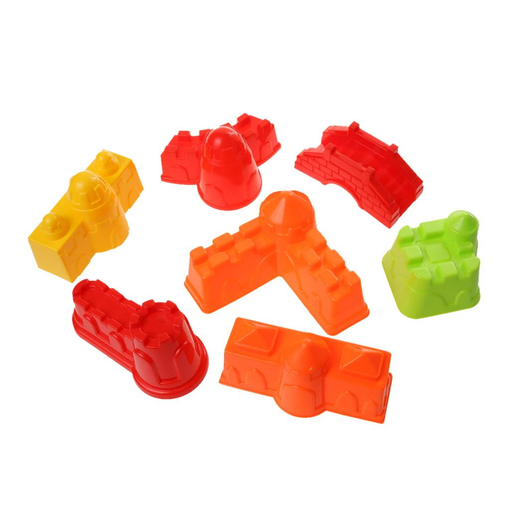 Set Of 7 Castle Rampart Shape garden and park Indoor Toy - Walmart.com