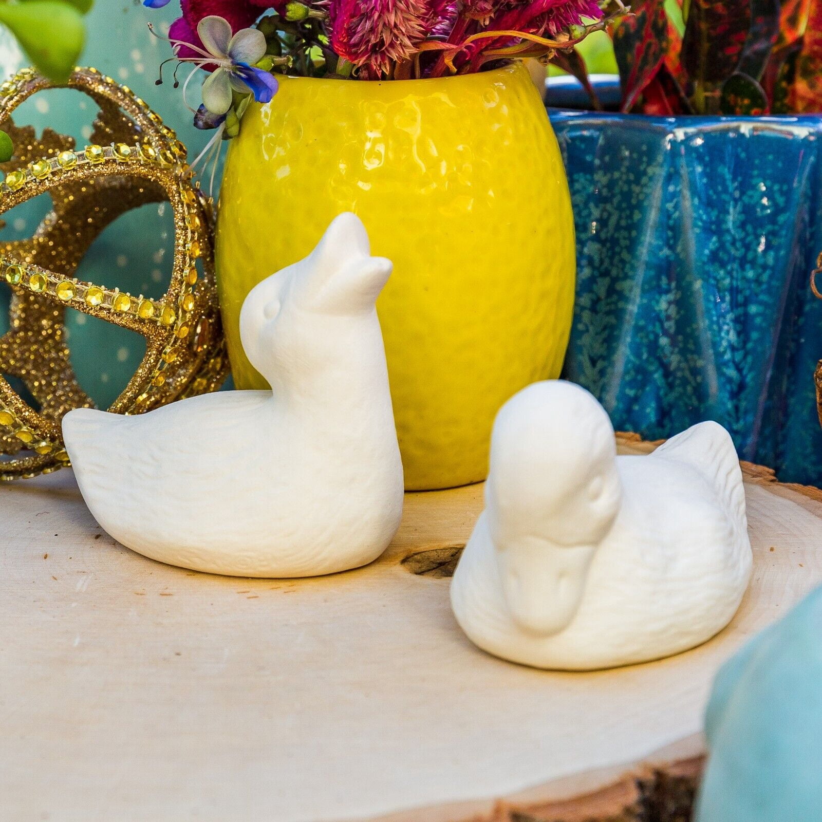 Set Of Ducks Ducklings 3" IN STOCK Ceramic Bisque Ready To Paint ...