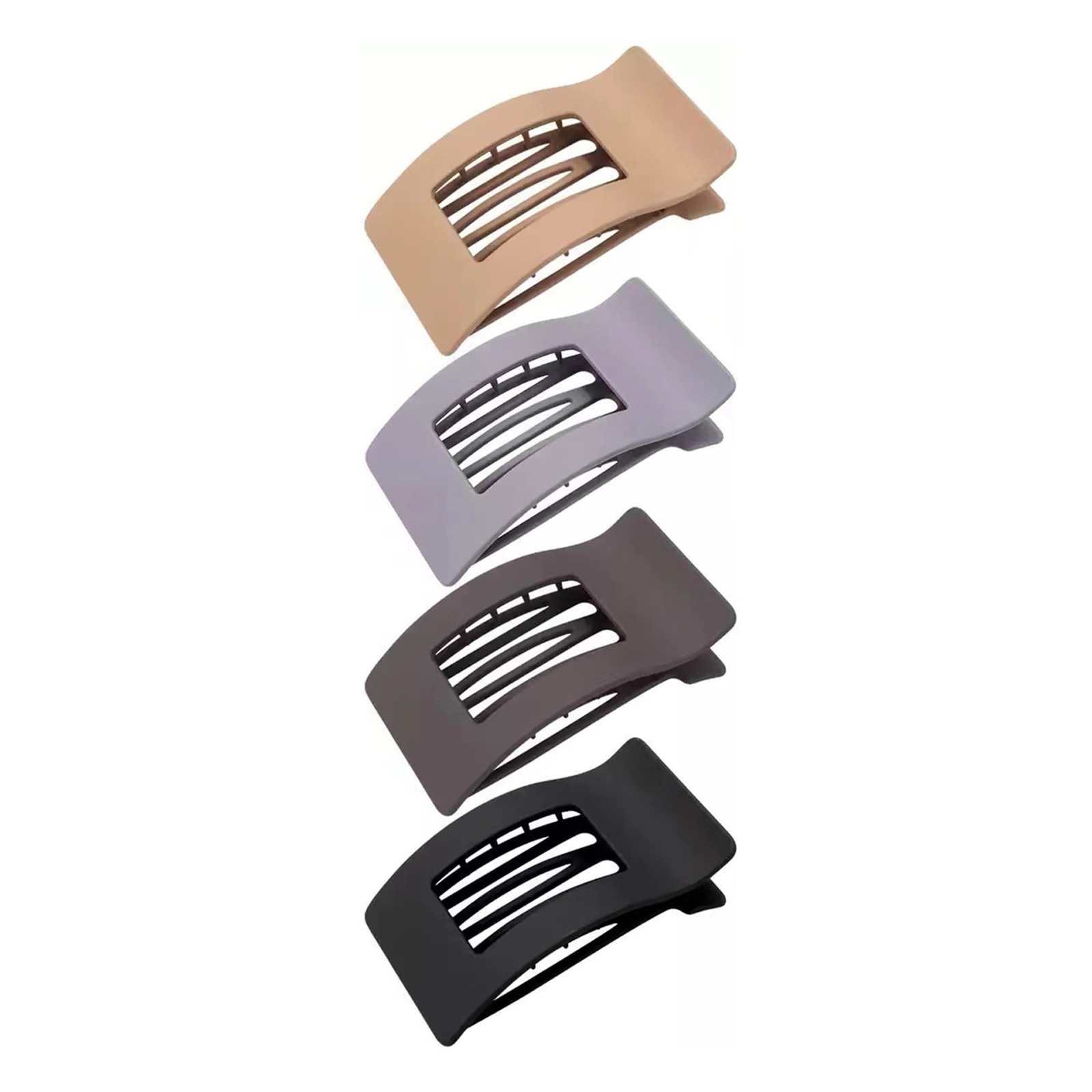 Set Of Powerful Grip Grip Clamps Dull Hair Barrettes Women Females ...