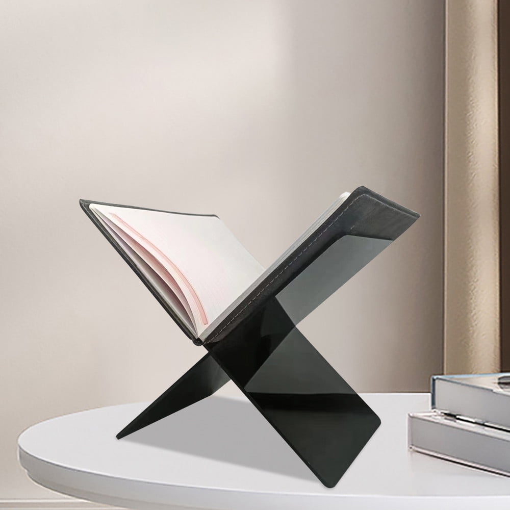 Set Of Transparent Acrylic Book Holders, Opening And Closing Reading ...