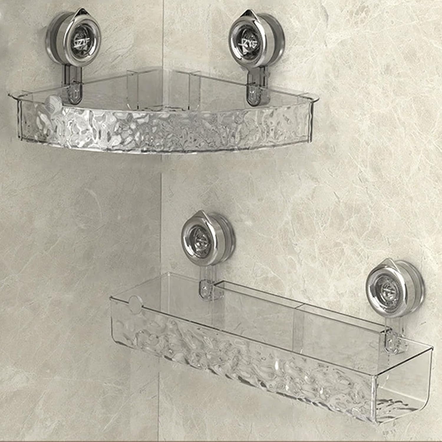 Set Patient Trays Shower Shelf, Set Patient Suction Cup Storage Holder ...