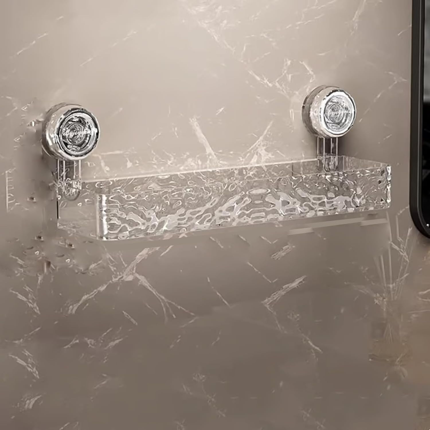 Set Patient Trays Shower Shelf, Setpatient Corrugated Suction Cup ...