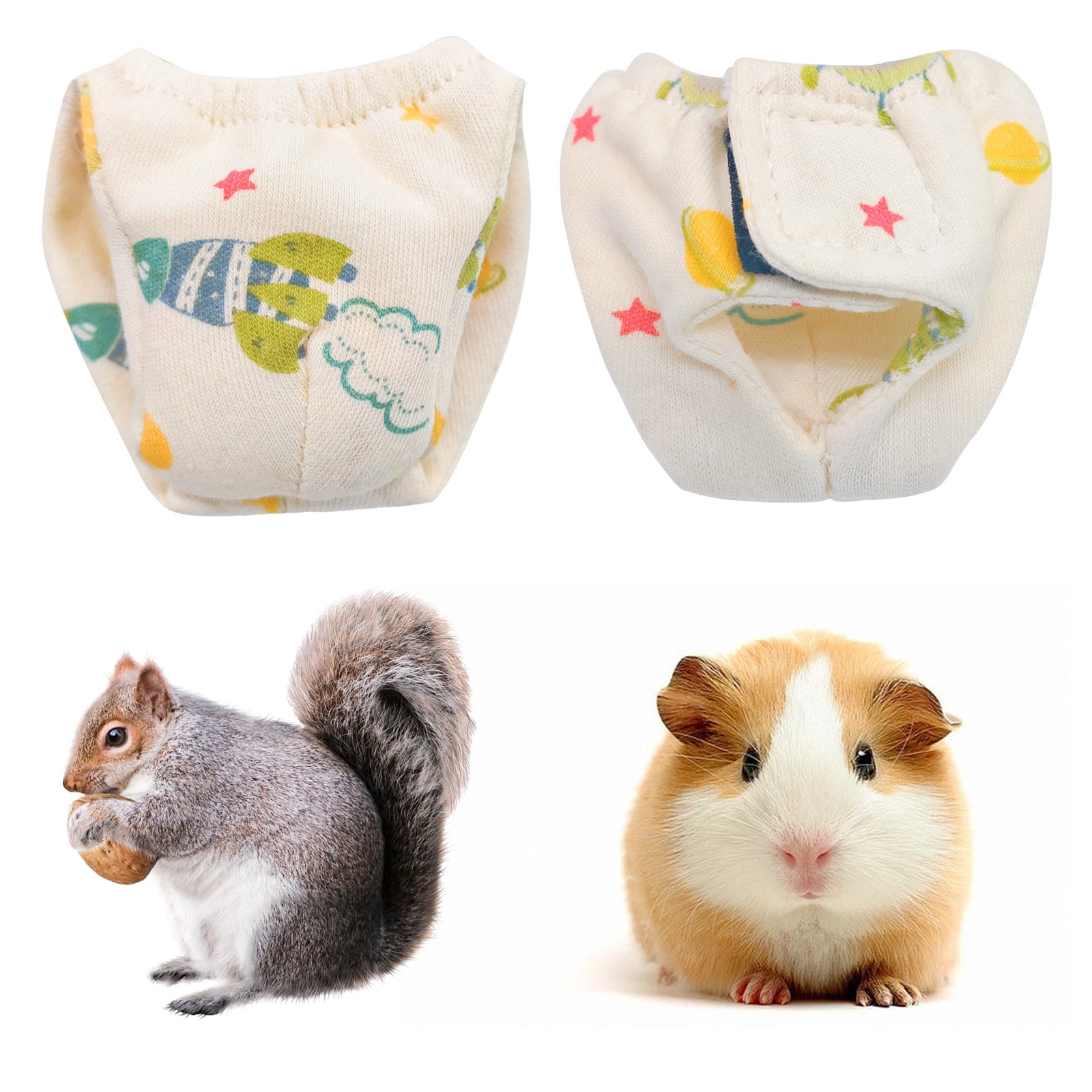Set Sanitary Pantie for Hamster,Reusable Washable Squirrel Diapers ...