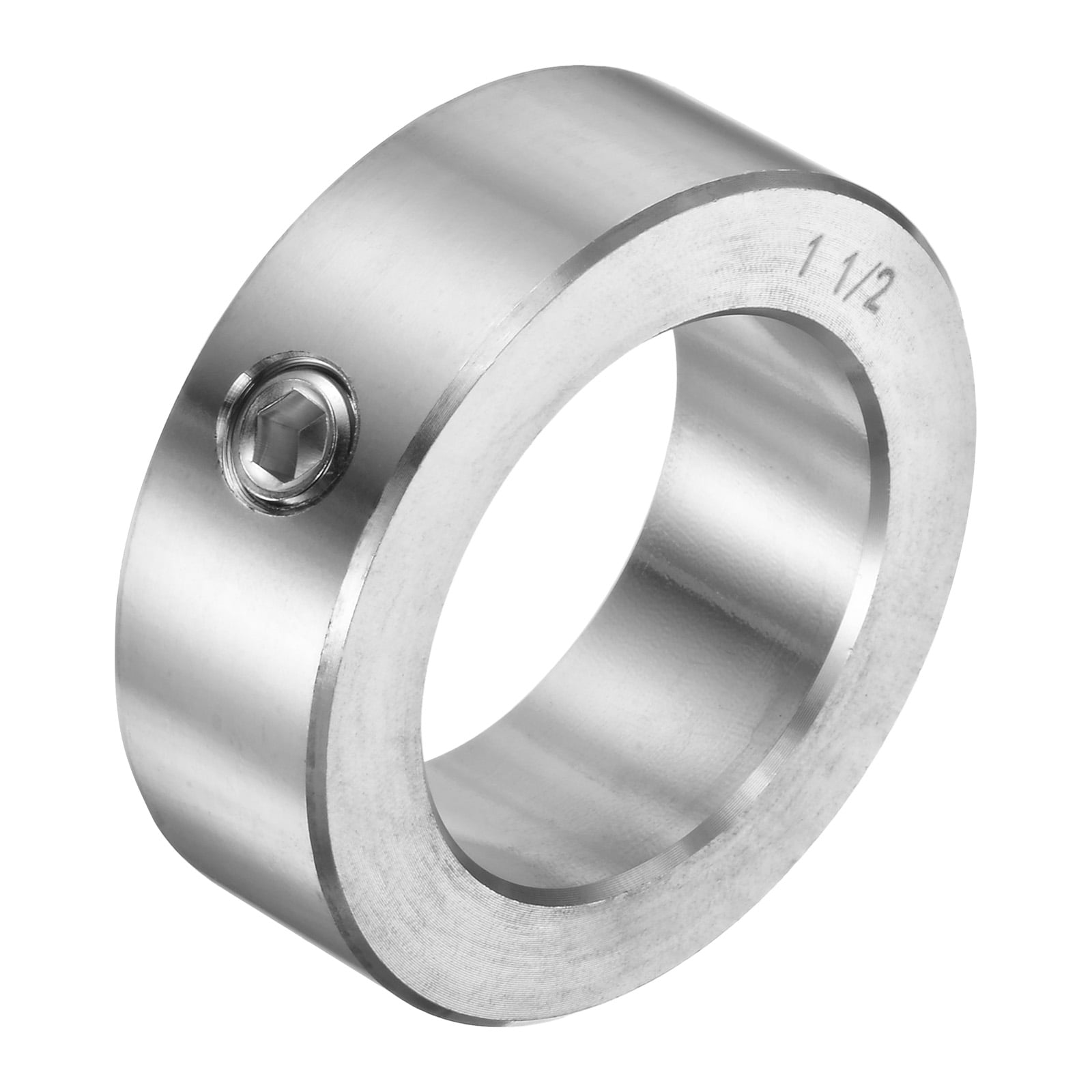Set Screw Collars 1-1/2" Bore 304 Stainless Steel Shaft Collars, 2-1/4 ...
