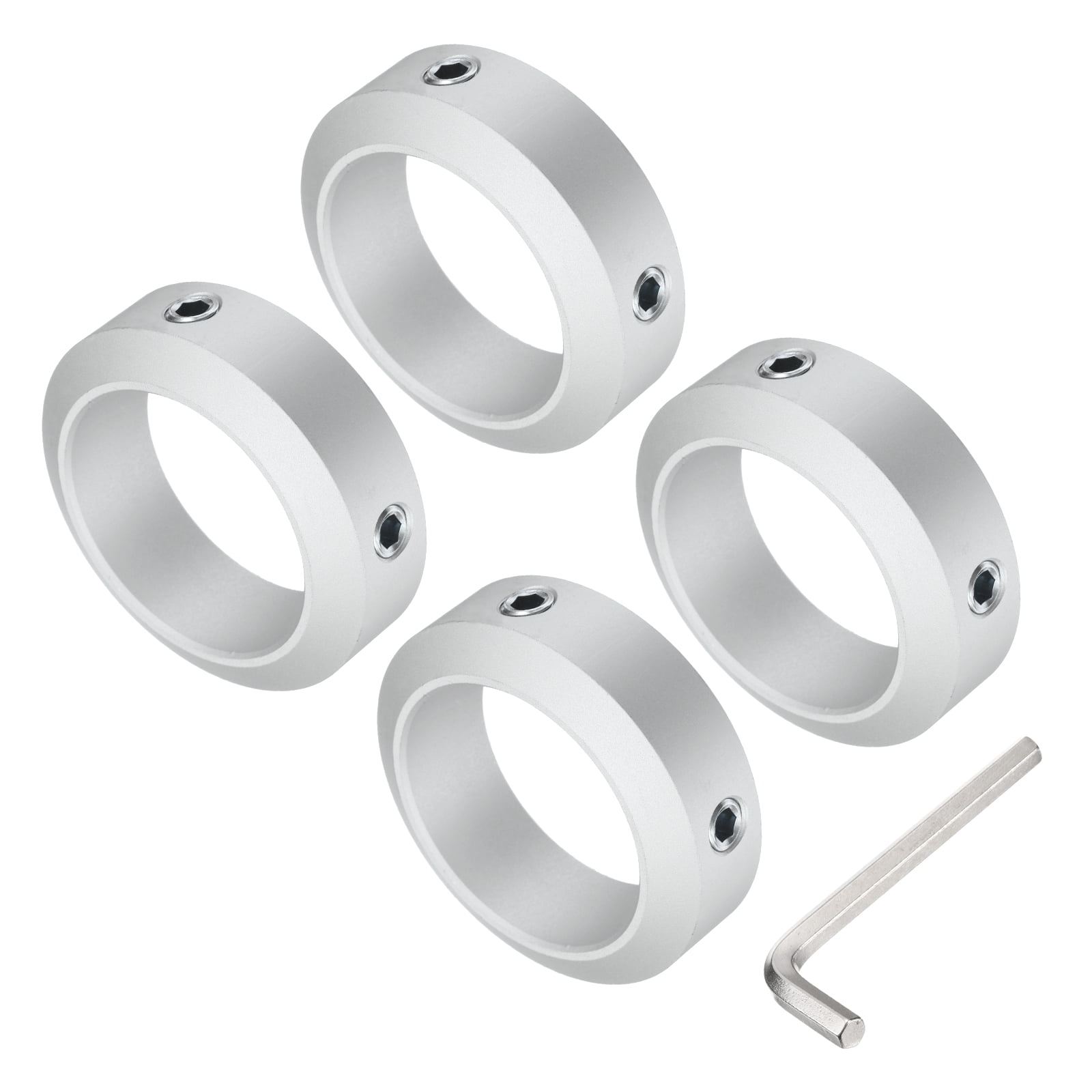 Set Screw Shaft Collar for 50mm Shaft, 4pcs Clamping Collars 70mm OD ...