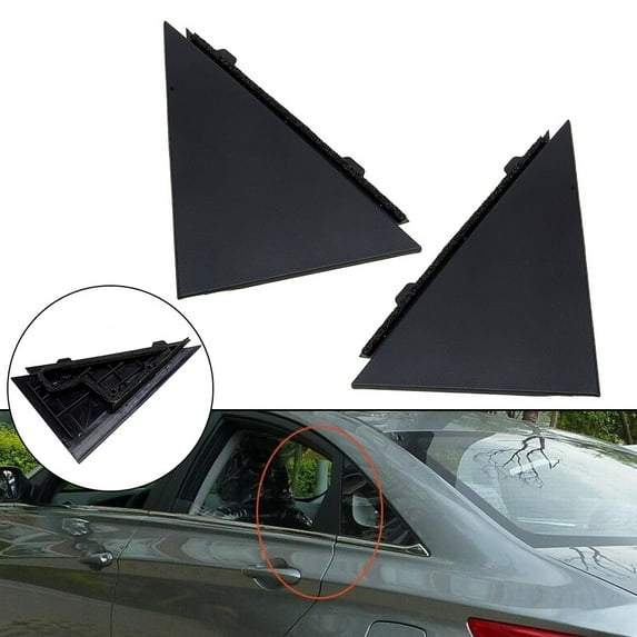 Set Side Rear Door Pillar Triangle Molding Cover Fit for Hyundai Sonata ...
