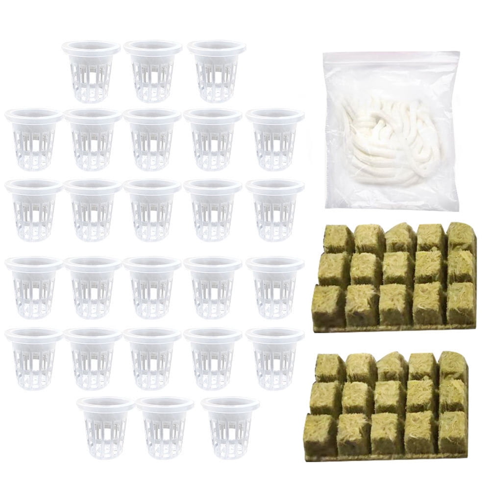 WEAVILUX Hydroponic Growing Cubes Plug White 1 Set 1.6x1x1in - Walmart.com