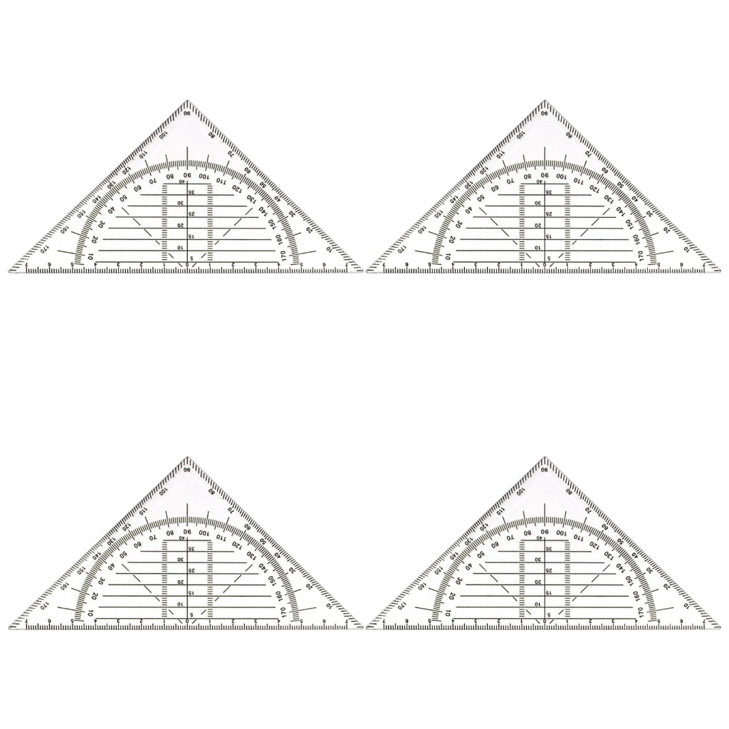 Set Square with 180 Degrees Math Protractor Multifunctional Geometry ...