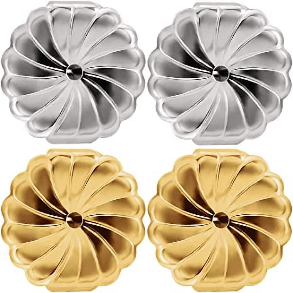 Set of Sterling Silver 925 and 14K Yellow Gold Filled Jumbo Extra Large ...