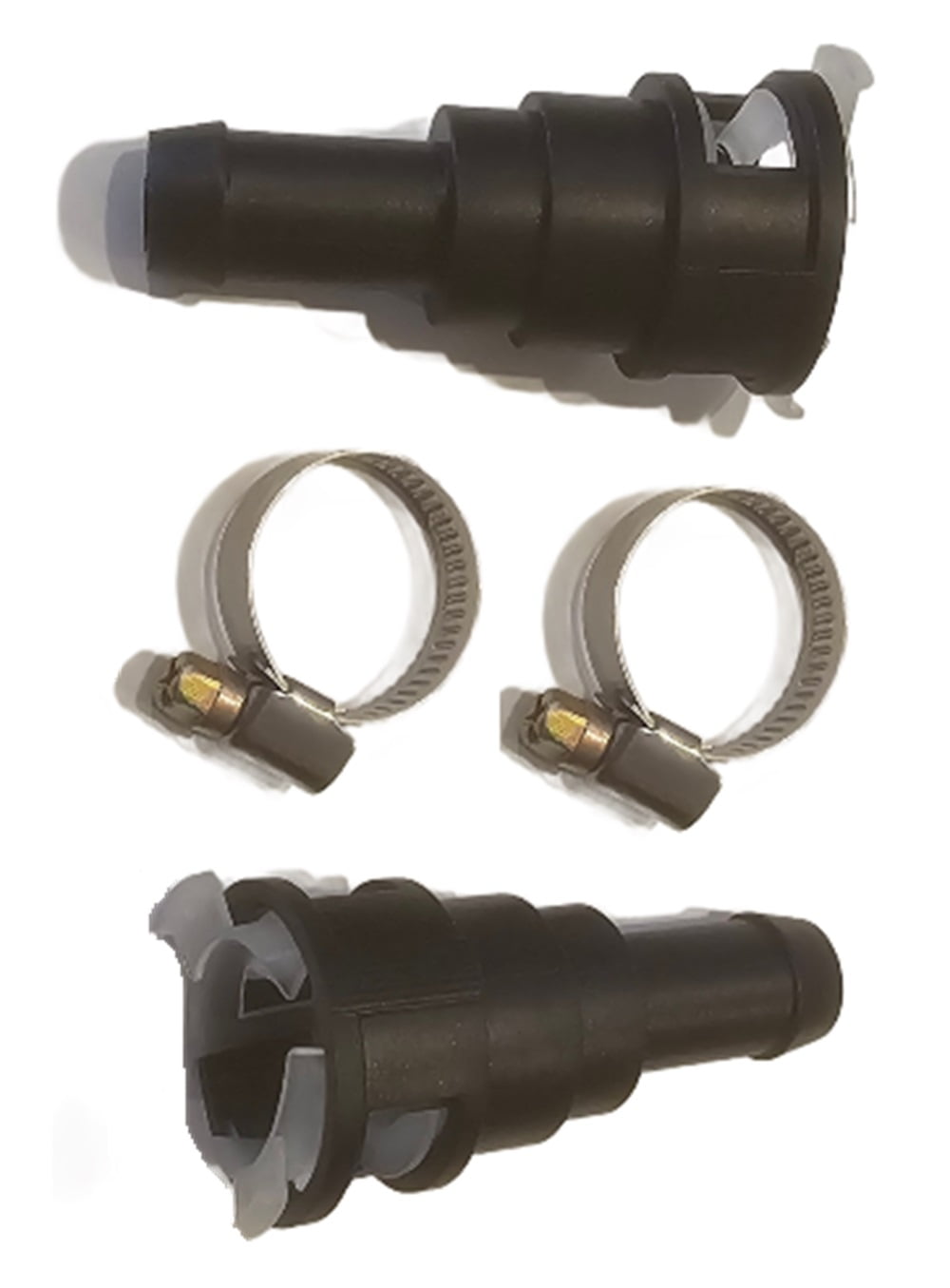 Set of TWO UPGRADED 800-404 Stronger than OEM Heater Core Coolant Hose ...