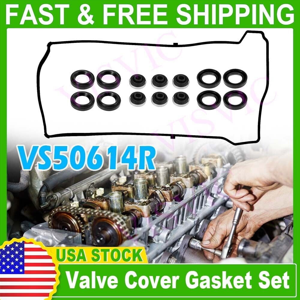 Set Valve Cover Gaskets For Honda Civic Accord CR-V Element Acura RSX ...