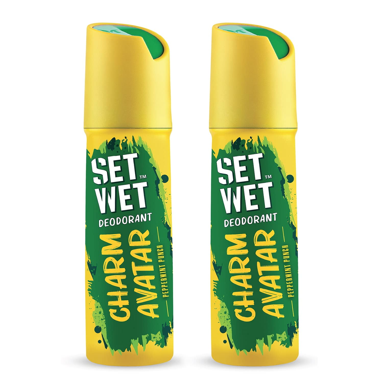 Set Wet Charm Avatar Peppermint Punch Deodorant Body Spray Combo For ...