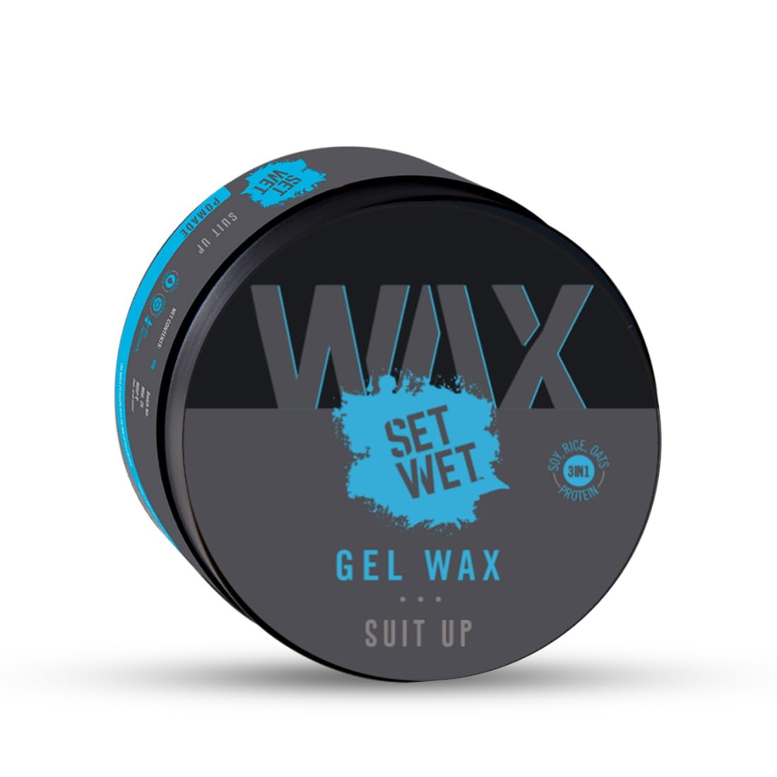 Set Wet Hair Wax For Men - Gel Wax 60 G| Strong Hold, Perfect Slick ...