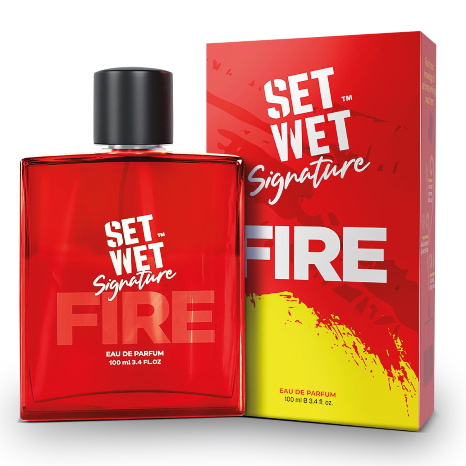 Set Wet Signature Fire Eau De Parfum For Men 100ml, 3.4 Fl.oz. | With ...