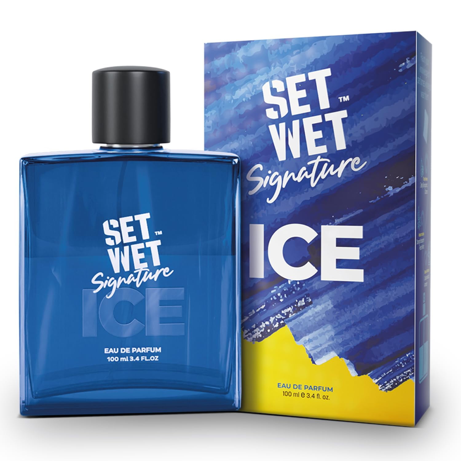 Set Wet Signature Ice Eau De Parfum For Men 100ml, 3.4 Fl.oz. | With ...
