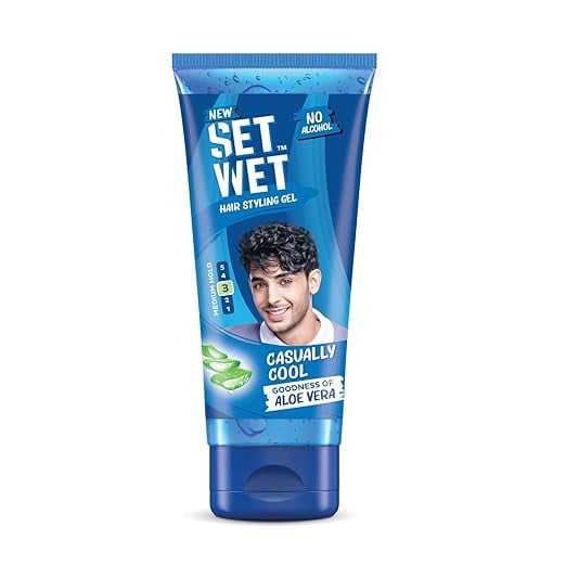 Set Wet Styling Hair Gel for Men - Casually Cool, 100gm | Medium Hold ...