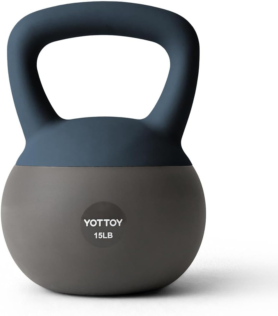 Set for Strength Training Kettlebells & Home Workouts, Soft-Sided ...