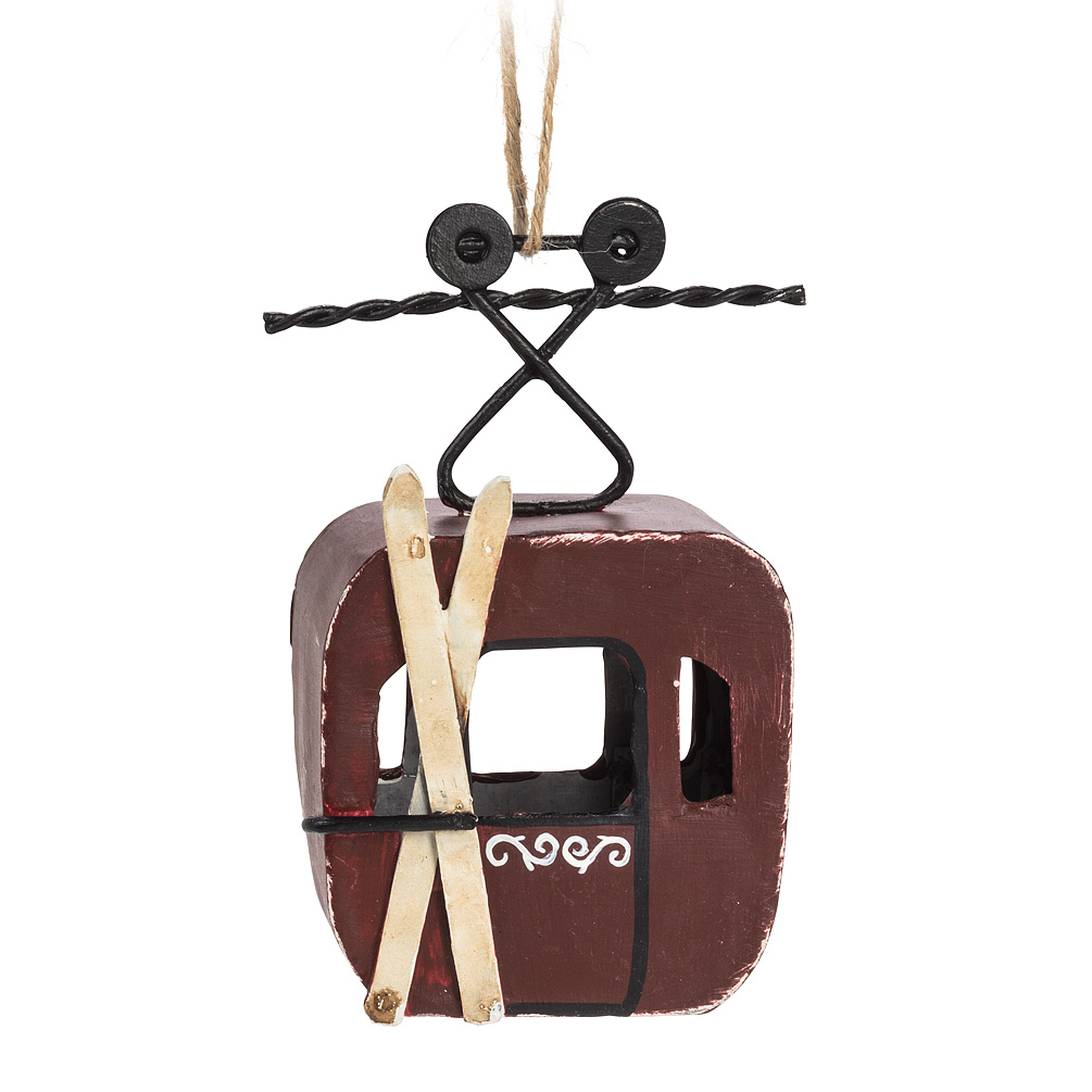 Set of 1 Cable Car Ornament - Walmart.com