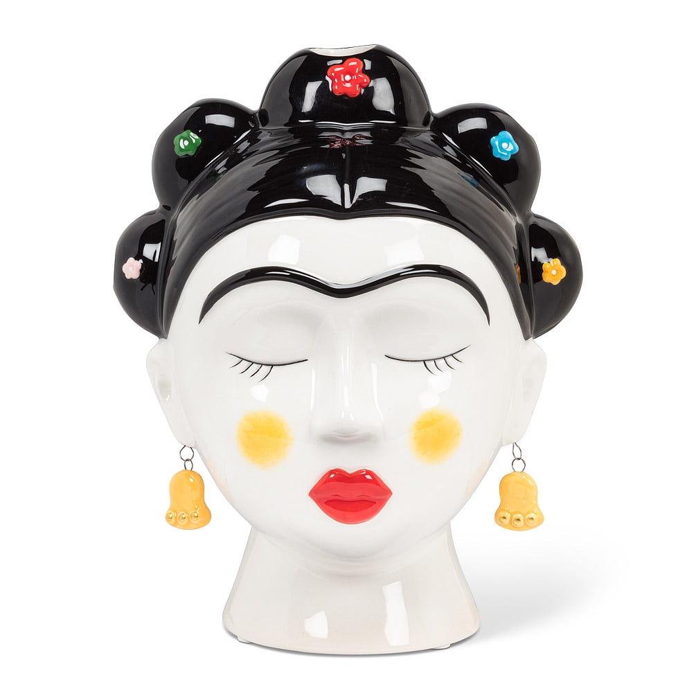 Set of 1 Eyes Open Lady Face Vase - Walmart.com