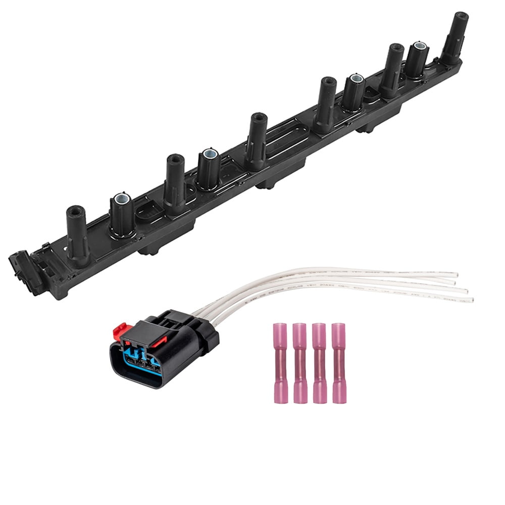 Set of 1 ISA Ignition Coil & 1 Ignition Coil Connector for 2000-2006 ...