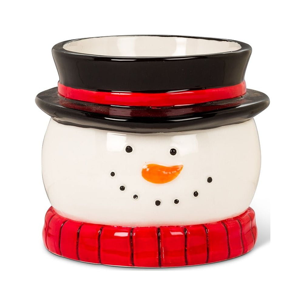 Set of 1 Large Snowman Head Planter - Walmart.com
