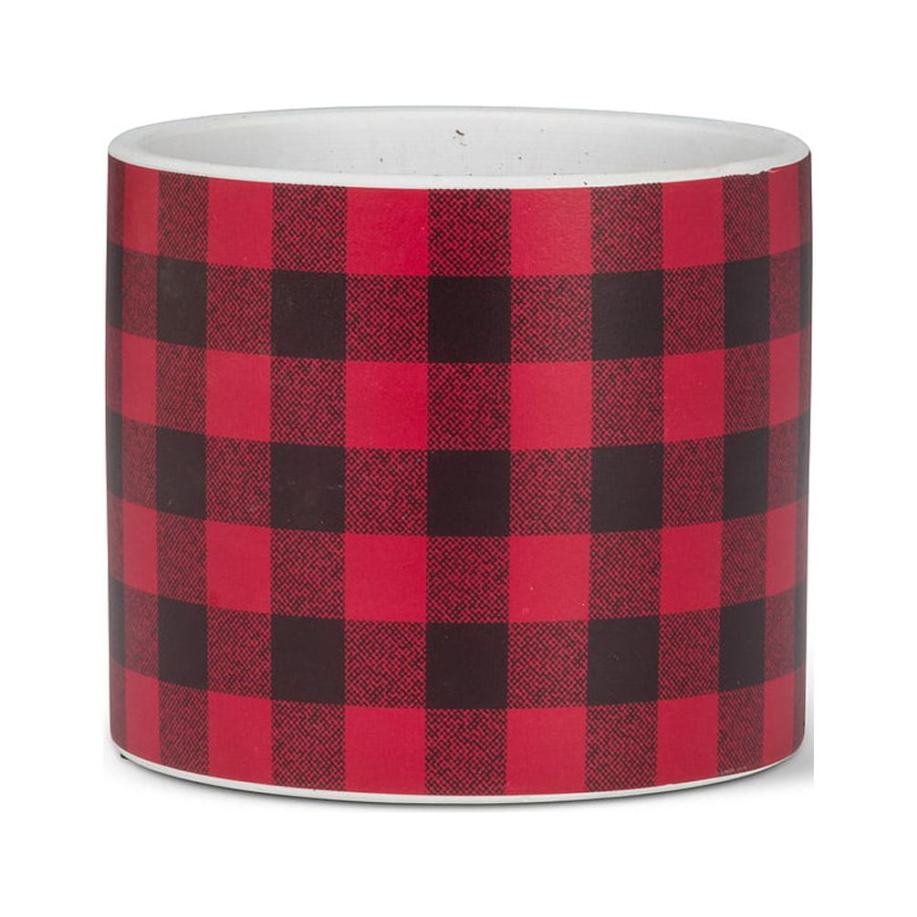 Set of 1 Small Buffalo Check Planter - Walmart.com