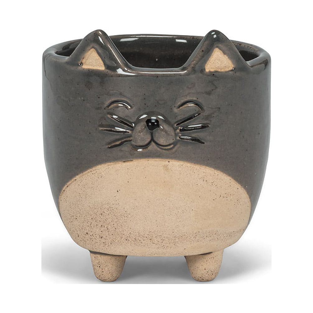 Set of 1 Small Cat on Legs Planter - Walmart.com