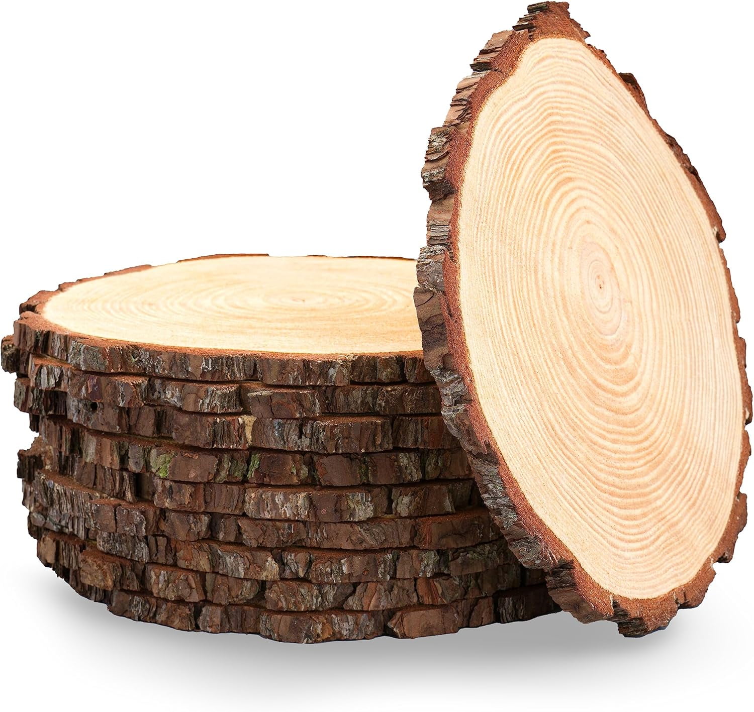 Set of (10) 12-13 inch Wood Slices for centerpieces! Wood Slice ...