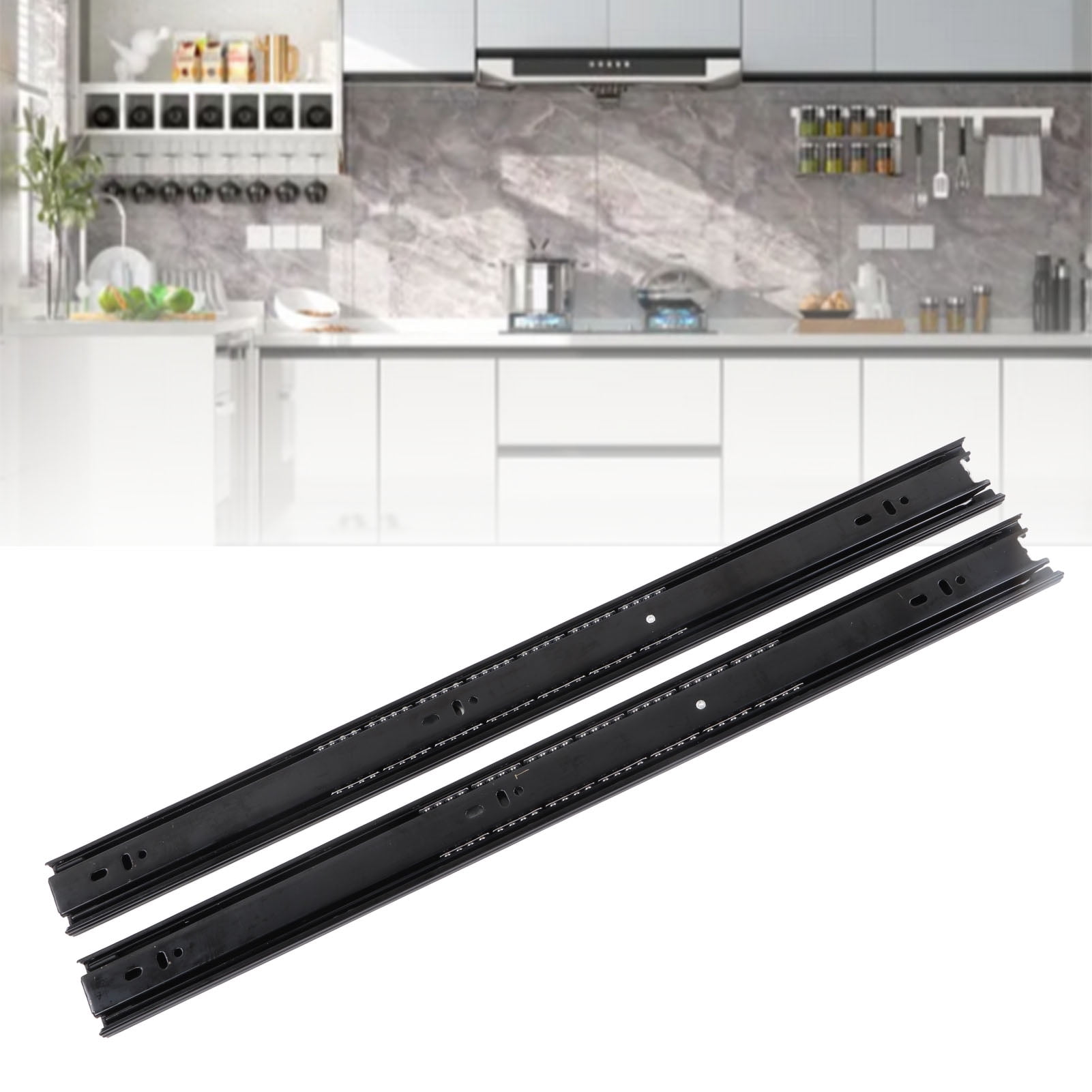 Set of 10 22Inch Drawer Slides Ball Bearing Sliding Guide Rails with ...